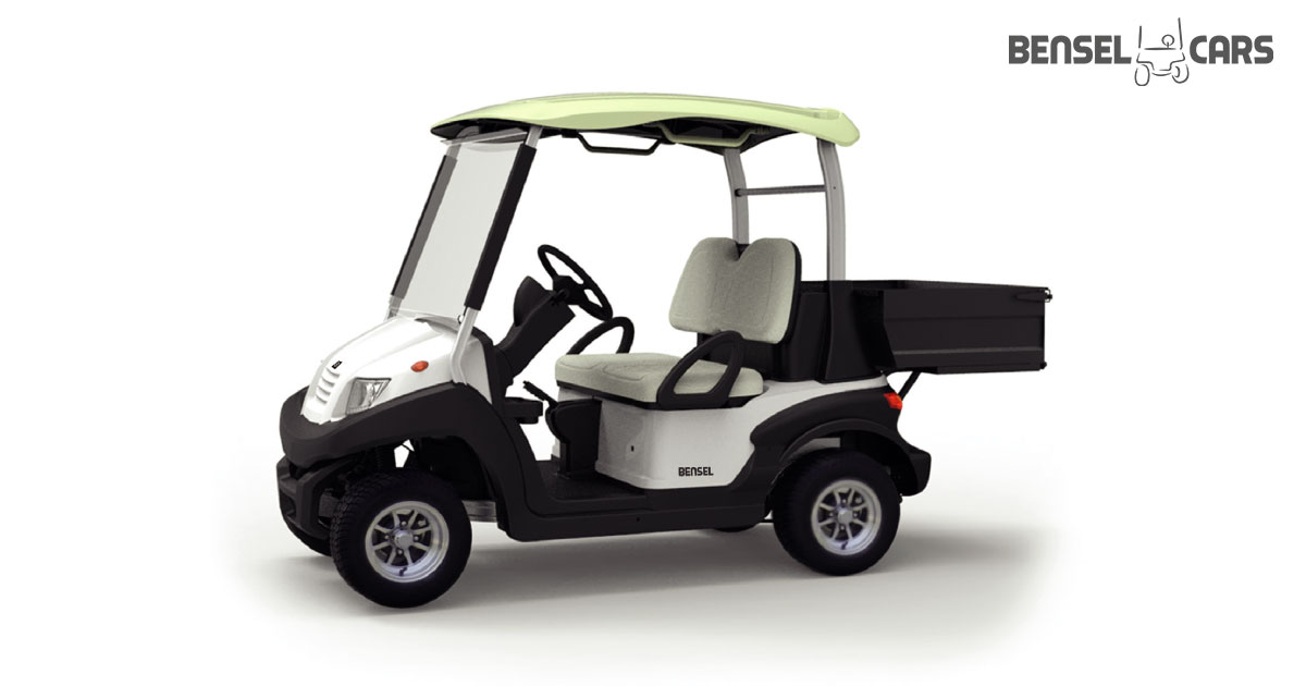 Bensel Golfcart mit Ladefläche für 2 Personen (Model: BSN2C)
